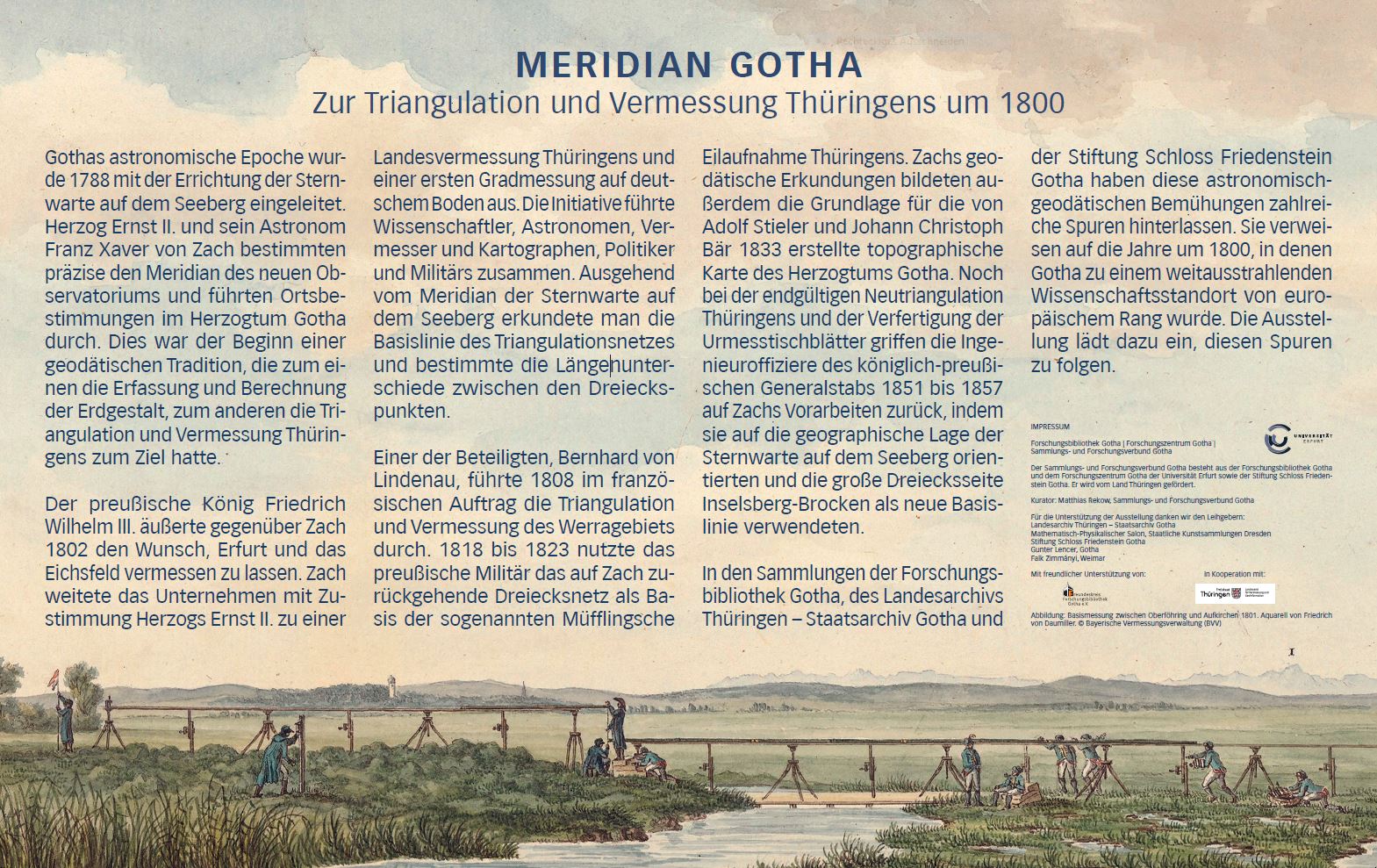 9. Gothaer Kartenwochen: „Meridian Gotha. Zur Triangulation und ...